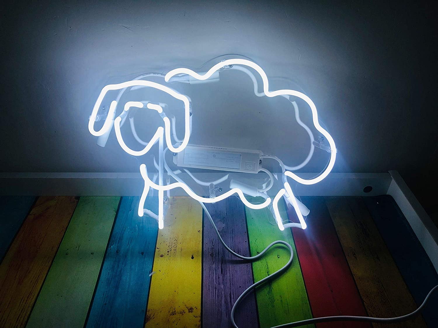 Queen Sense 17" Sheep Neon Sign Acrylic Man Cave Pub Bar Wall Decor ...