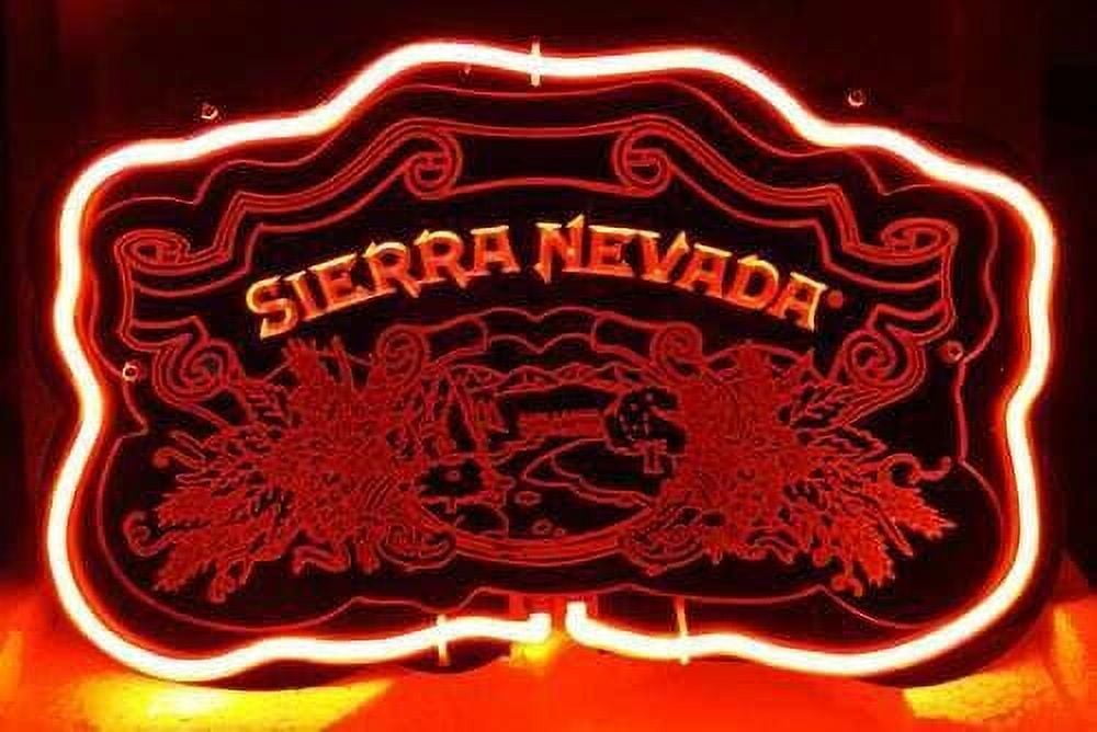 Queen Sense 17" Sierra Nevada Brewing 3D Carved Neon Sign Acrylic Man ...