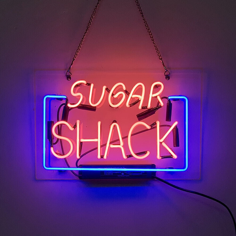 Queen Sense 17" Sugar Shack Shop Store Open Neon Sign Acrylic Man Cave ...