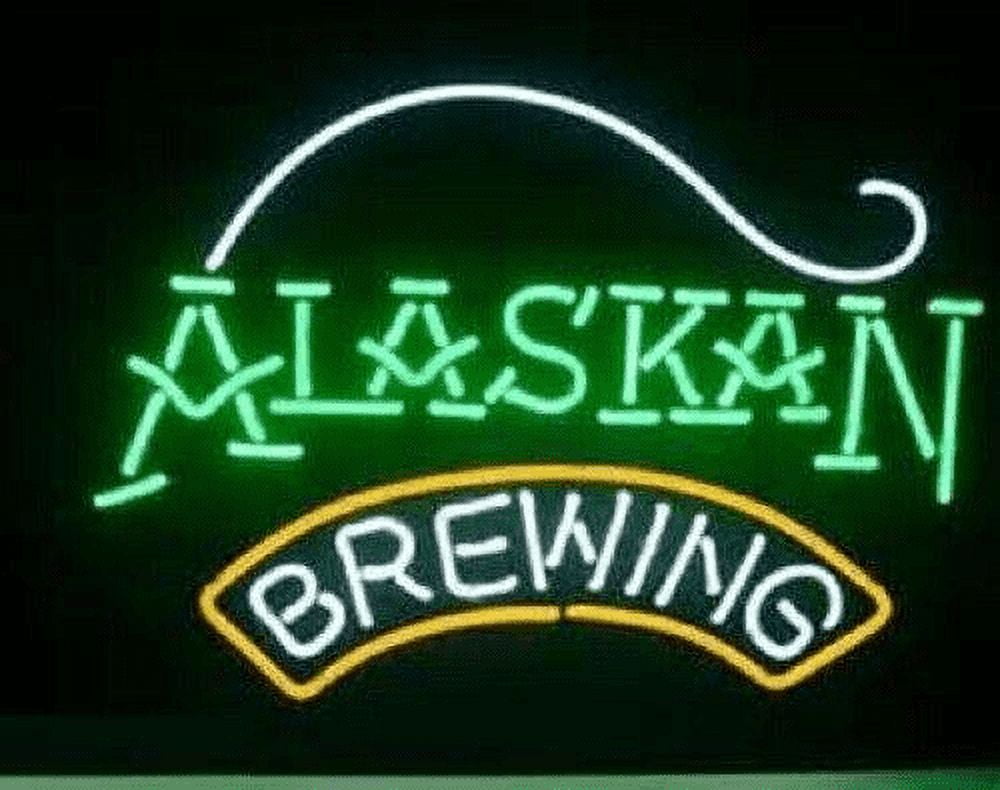 Queen Sense 17"x14" Alaskan Brewing Neon Sign Man Cave Pub Bar Wall ...