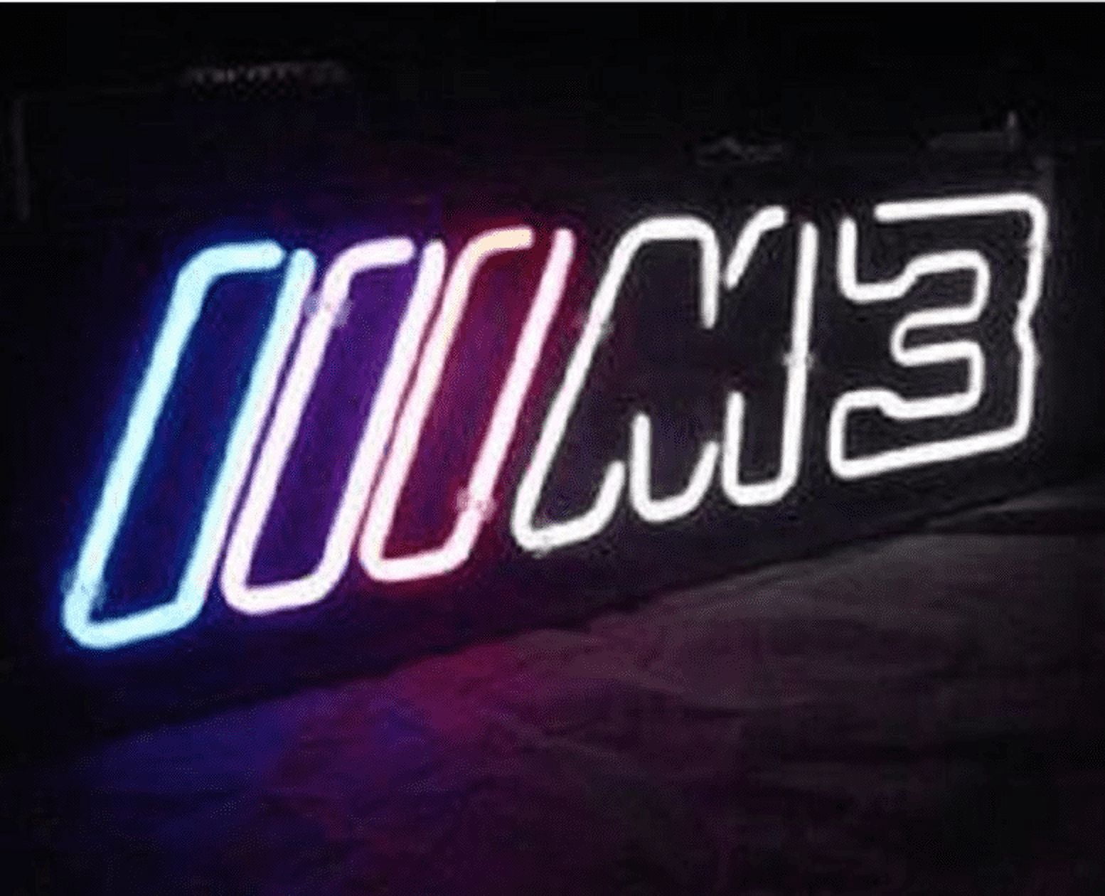 Queen Sense 17"x14" BMW M3 Neon Sign Man Cave Pub Bar Wall Decor ...