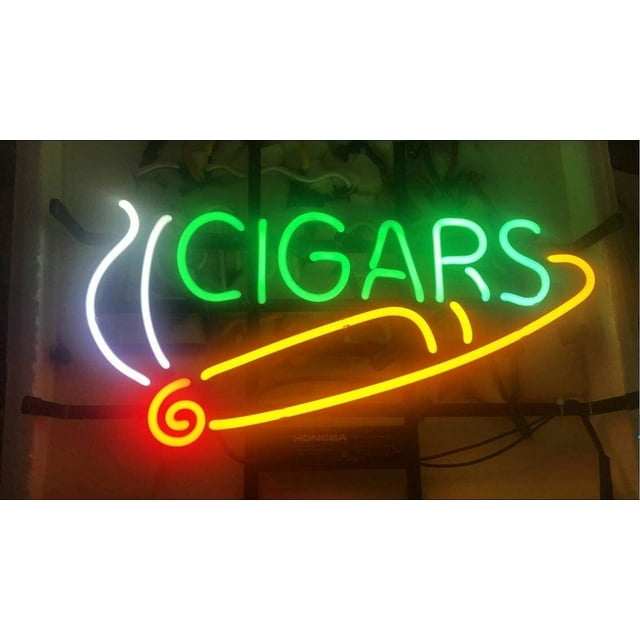 Queen Sense 17"x14" Cigars Cigarette Smoke Neon Sign Man Cave Beer Pub ...