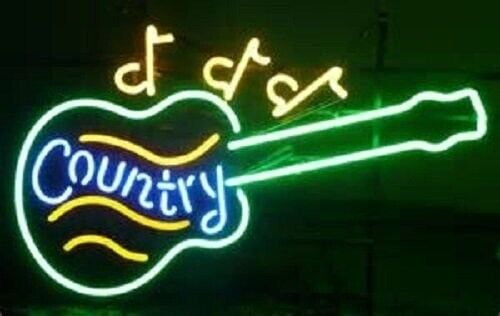 Queen Sense 17"x14" Country Music Guitar Neon Sign Man Cave Beer Pub ...