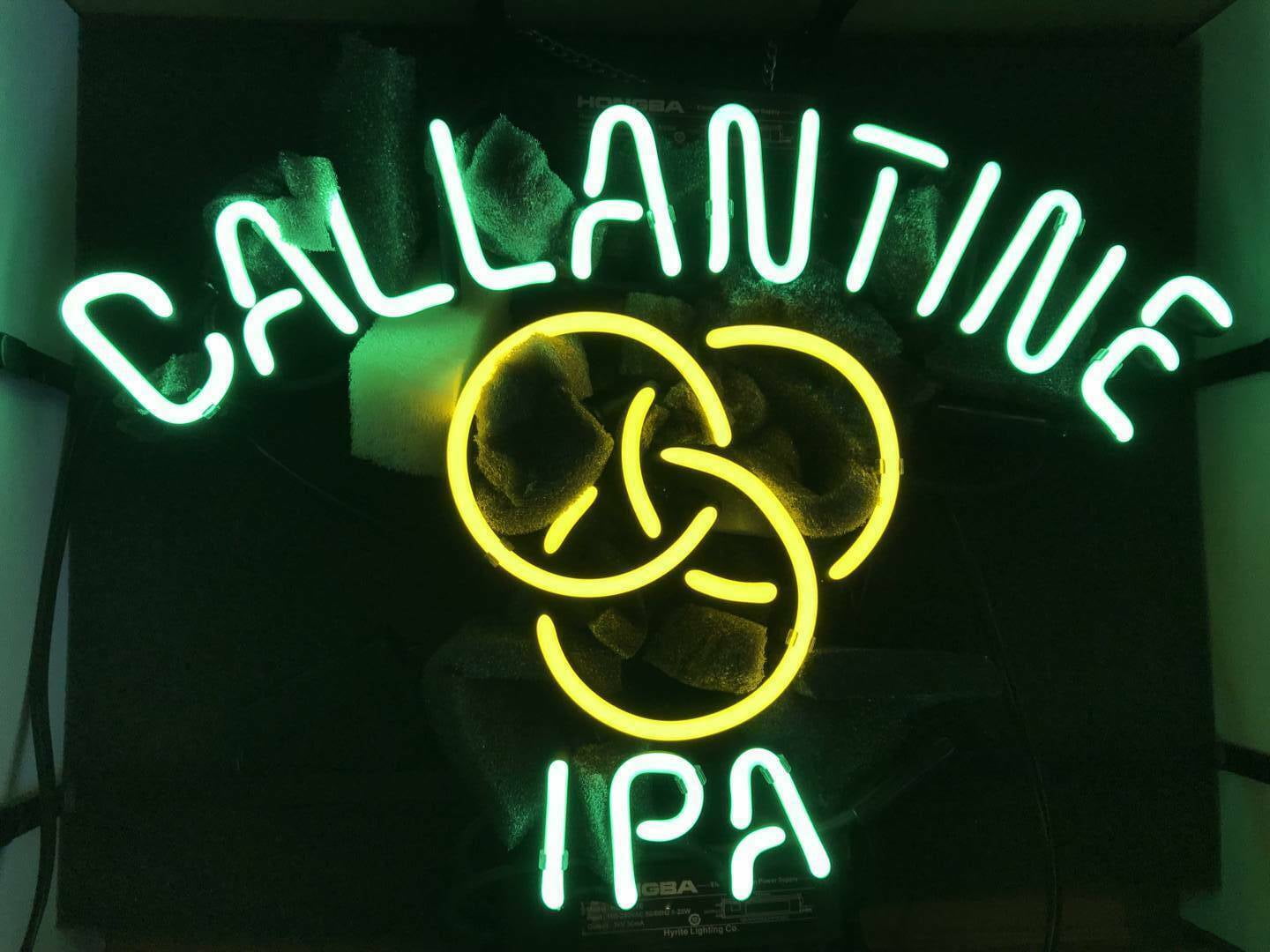 Queen Sense 17"x14" Custom Ballantine Ipa Whiskey Neon Sign With Dimmer ...