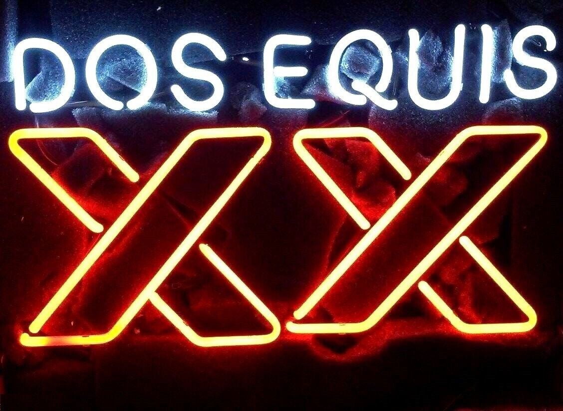 Queen Sense 17"x14" Custom Dos Equis XX Cerveza Lager Neon Sign With ...