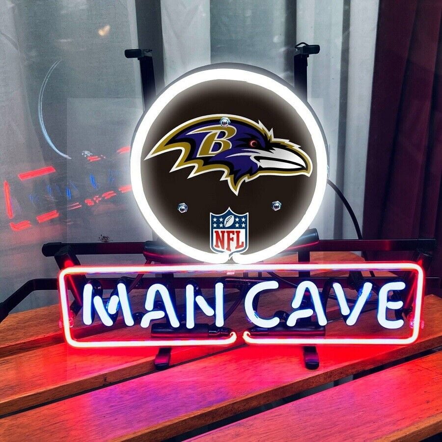 Queen Sense 17"x14" For Baltimores Sports League Ravens Neon Sign Man ...