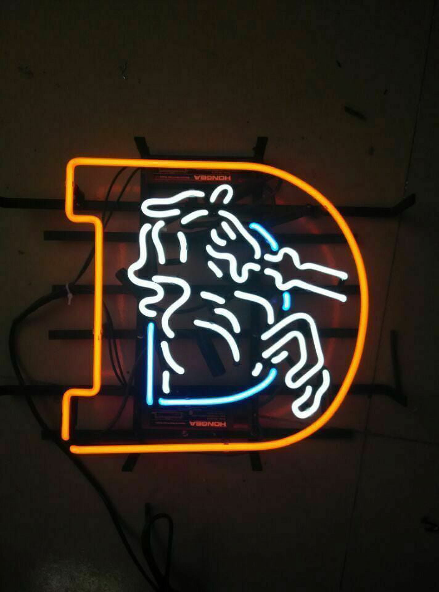 Queen Sense 17"x14" For Denvers Sports Team Broncos Neon Sign Man Cave ...