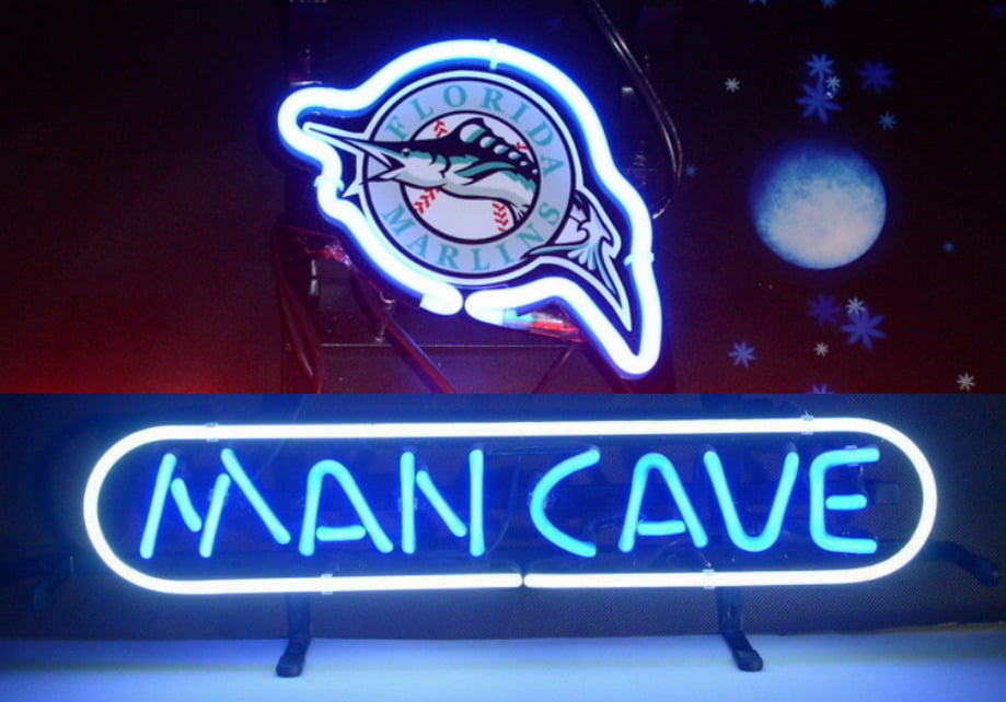 Queen Sense 17"x14" For Floridas Sports League Marlins Neon Sign Man ...