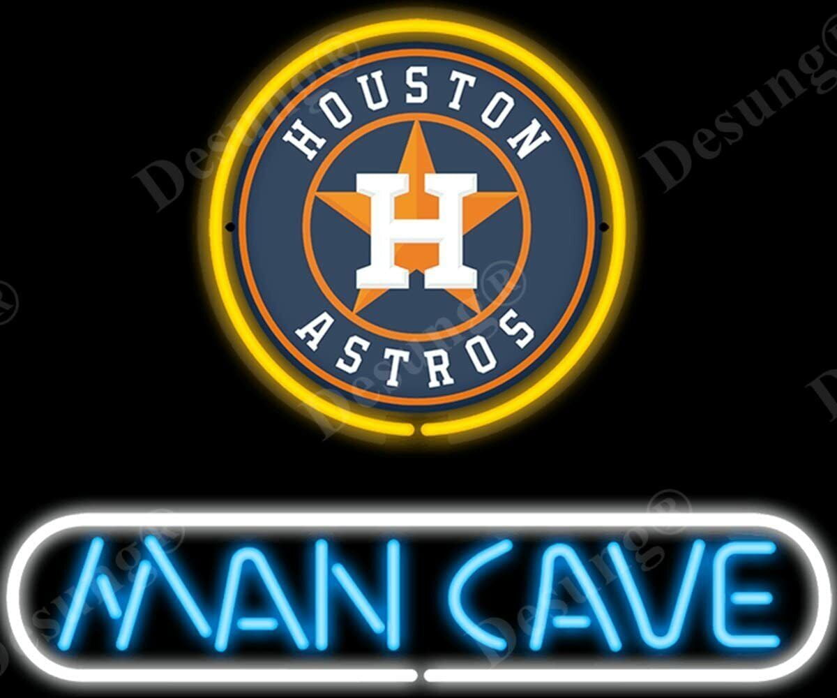 Queen Sense 17"x14" For Houstons Sports Team Astros Neon Sign Man Cave ...