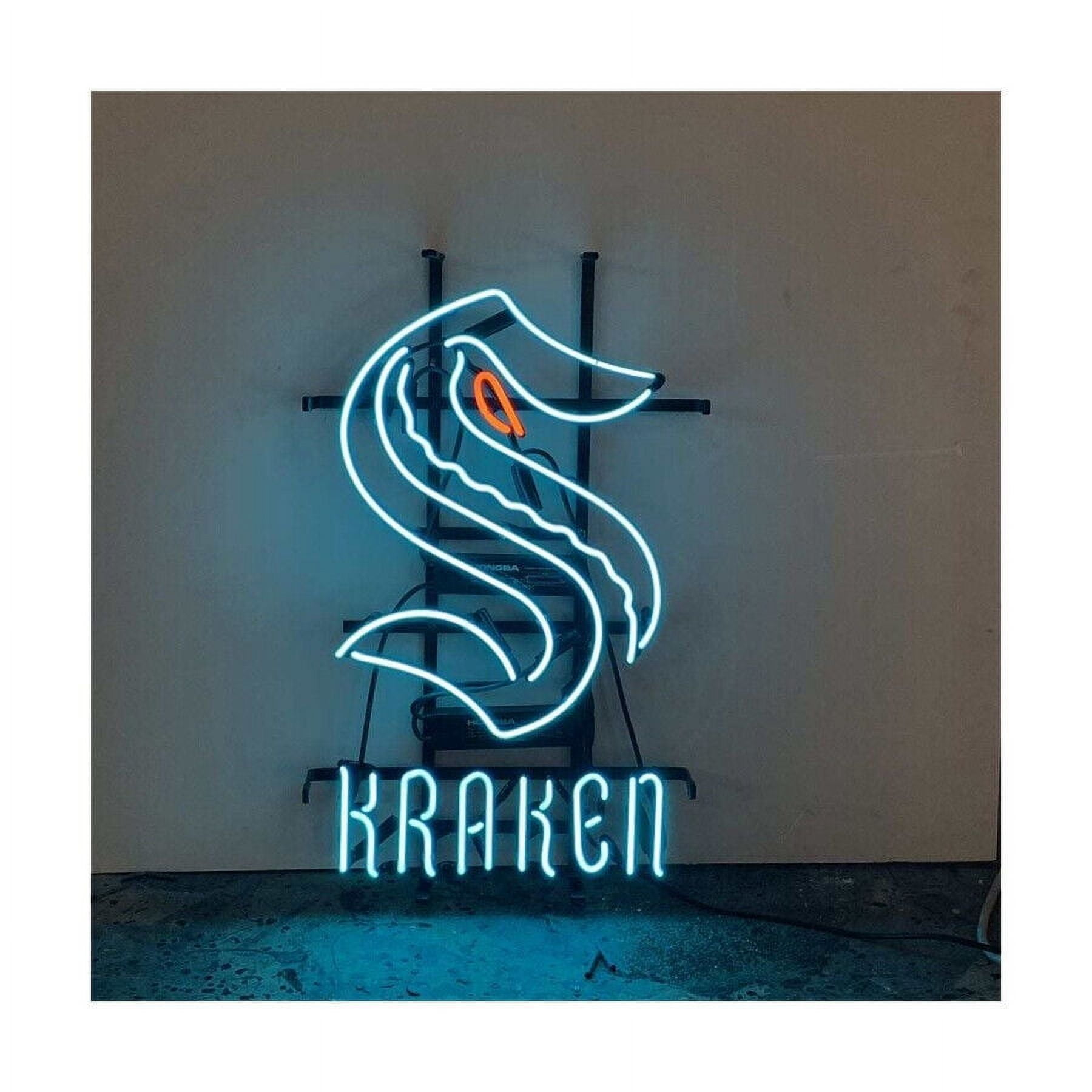 Queen Sense 17"x14" For Seattles Sports Team Kraken Neon Sign Man Cave ...