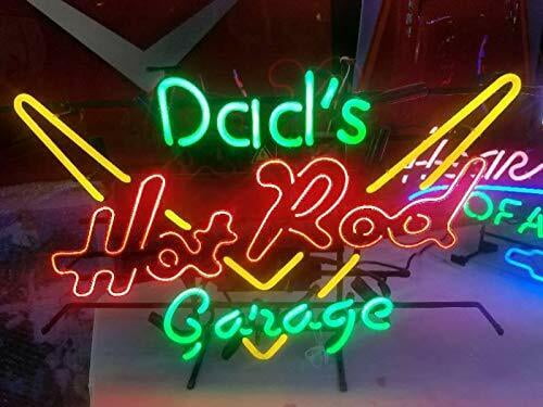 Queen Sense 17"x14" Hot Rods Dad's Garage Neon Sign Man Cave Beer Pub ...