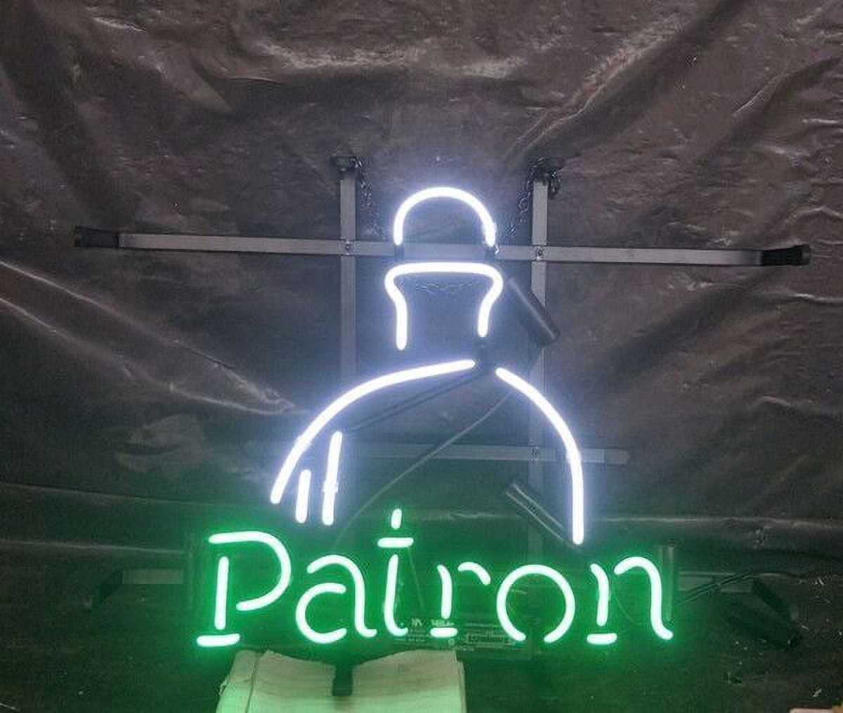 Queen Sense 17"x14" Patron Tequila Neon Sign Man Cave Handmade Neon ...