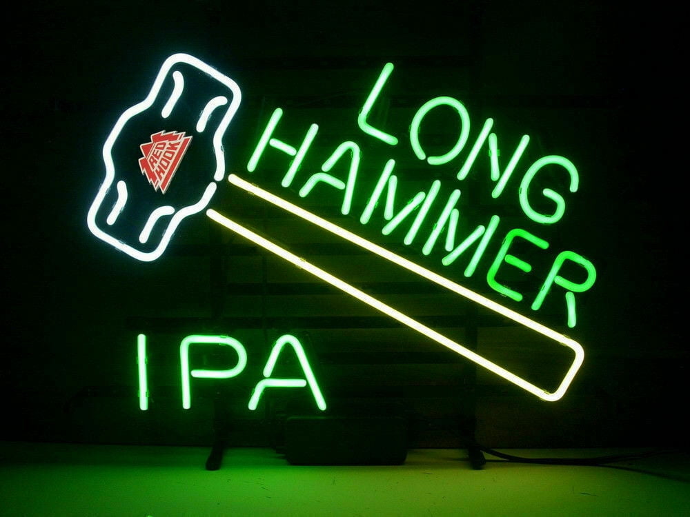 Queen Sense 17"x14" Redhook Long Hammer Ipa Neon Sign Man Cave Handmade ...