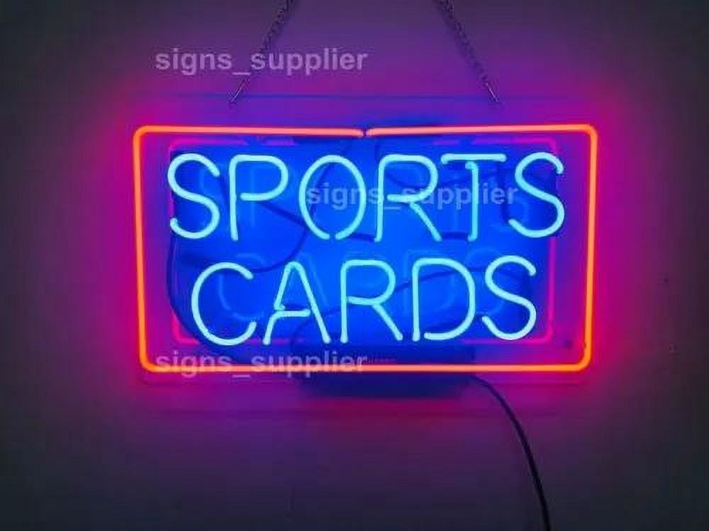 Queen Sense 17"x14" Sports Cards Neon Sign Man Cave Handmade Neon Light ...