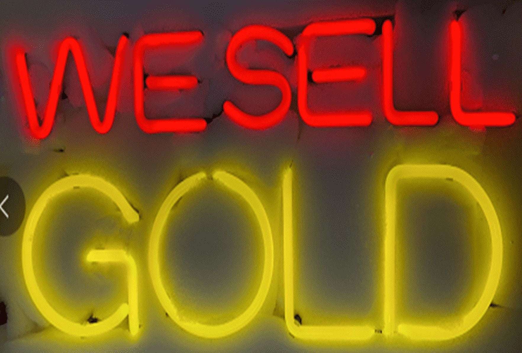 Queen Sense 17"x14" We Sell Gold Neon Sign Man Cave Handmade Neon Light ...