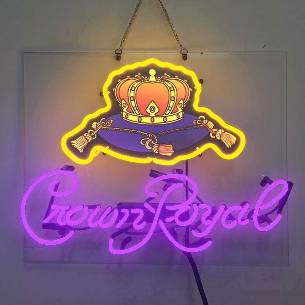 Queen Sense 20" Crown Royals Neon Sign Acrylic Man Cave Handmade Neon ...