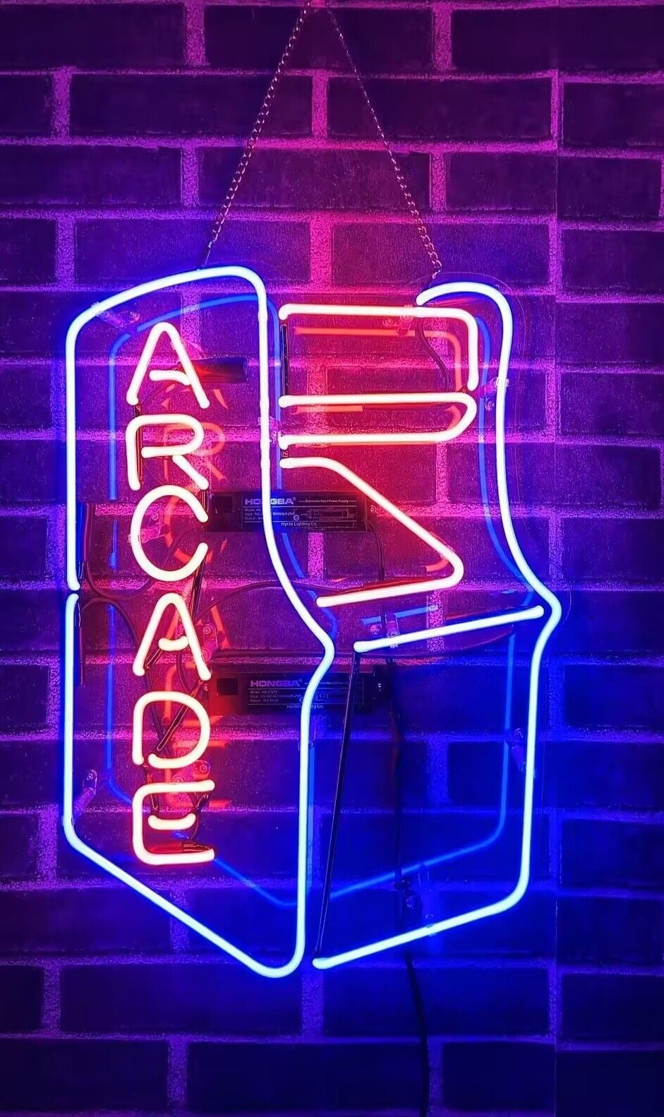 Queen Sense 20" Game Room Arcade Neon Sign Acrylic Man Cave Pub Bar ...