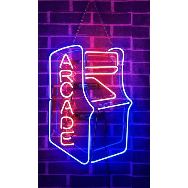 Queen Sense 20" Game Room Arcade Neon Sign Acrylic Man Cave Pub Bar ...