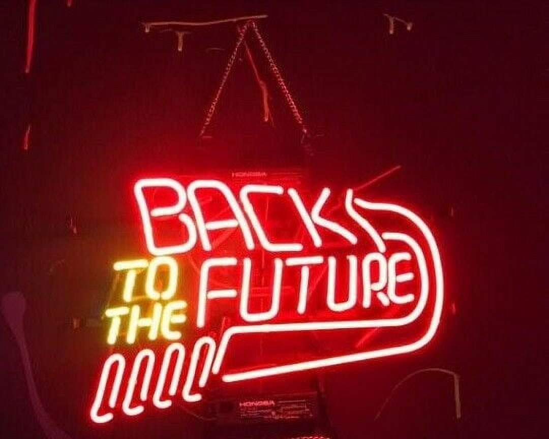 Queen Sense 20"x16" Back To The Future Neon Sign Man Cave Handmade Neon ...