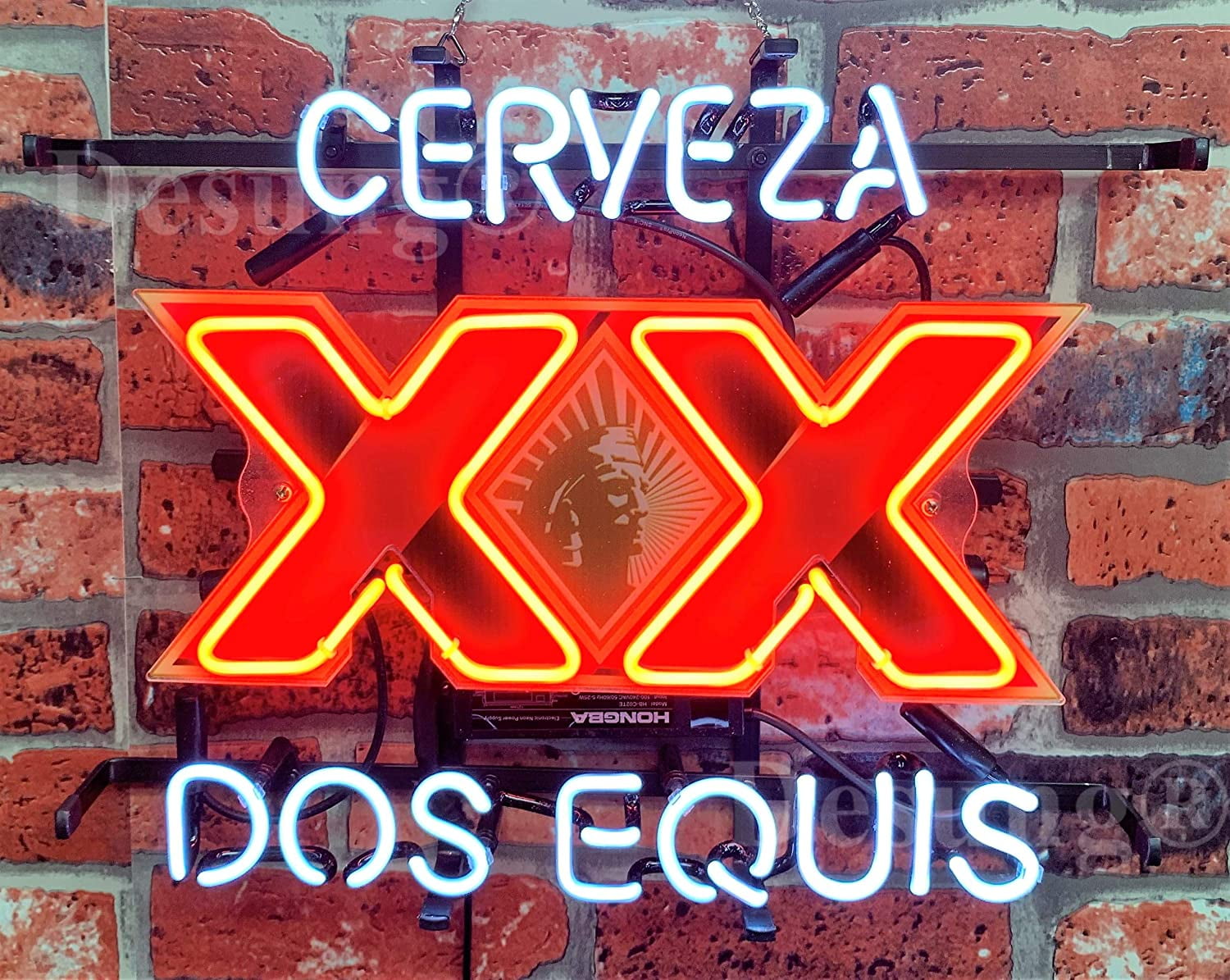 Neon Dos Equis Sign