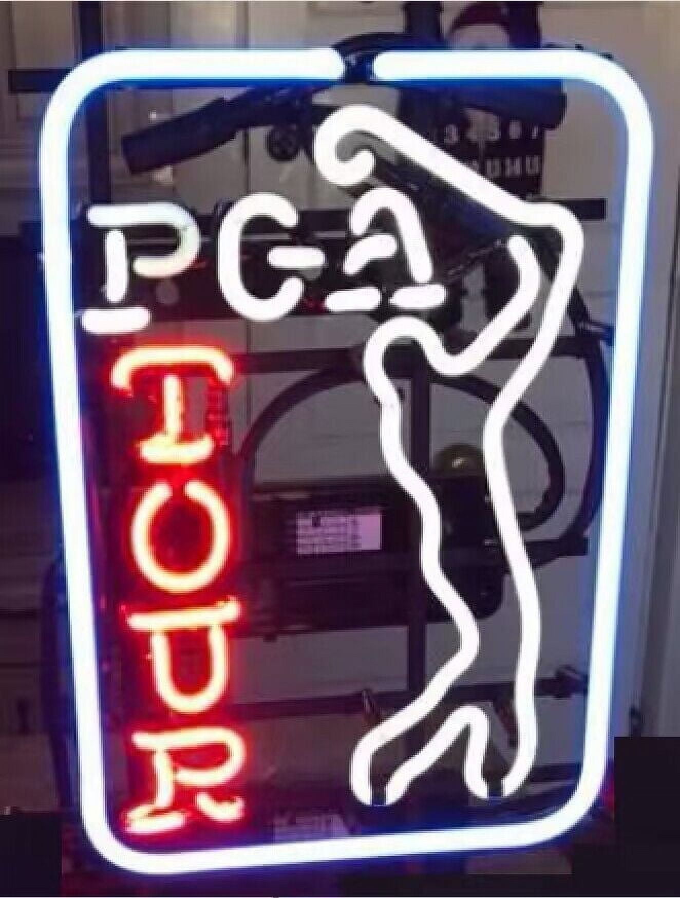 Queen Sense 20"x16" Custom PGA Tour Golf Polfer Neon Sign Man Cave Beer ...