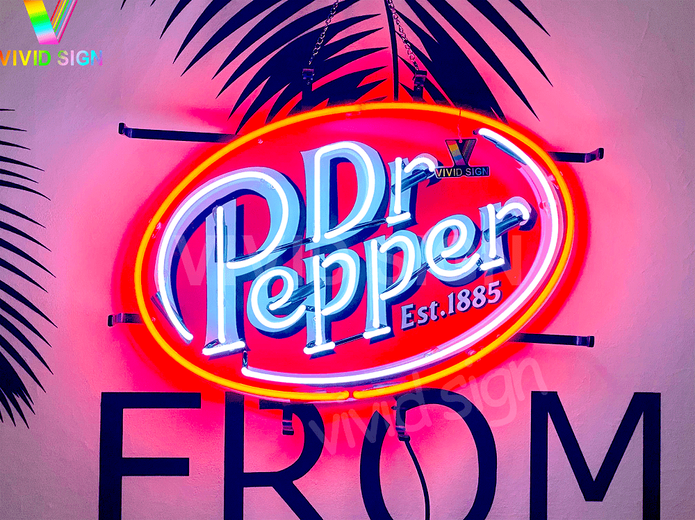 Neon Dr Pepper Sign