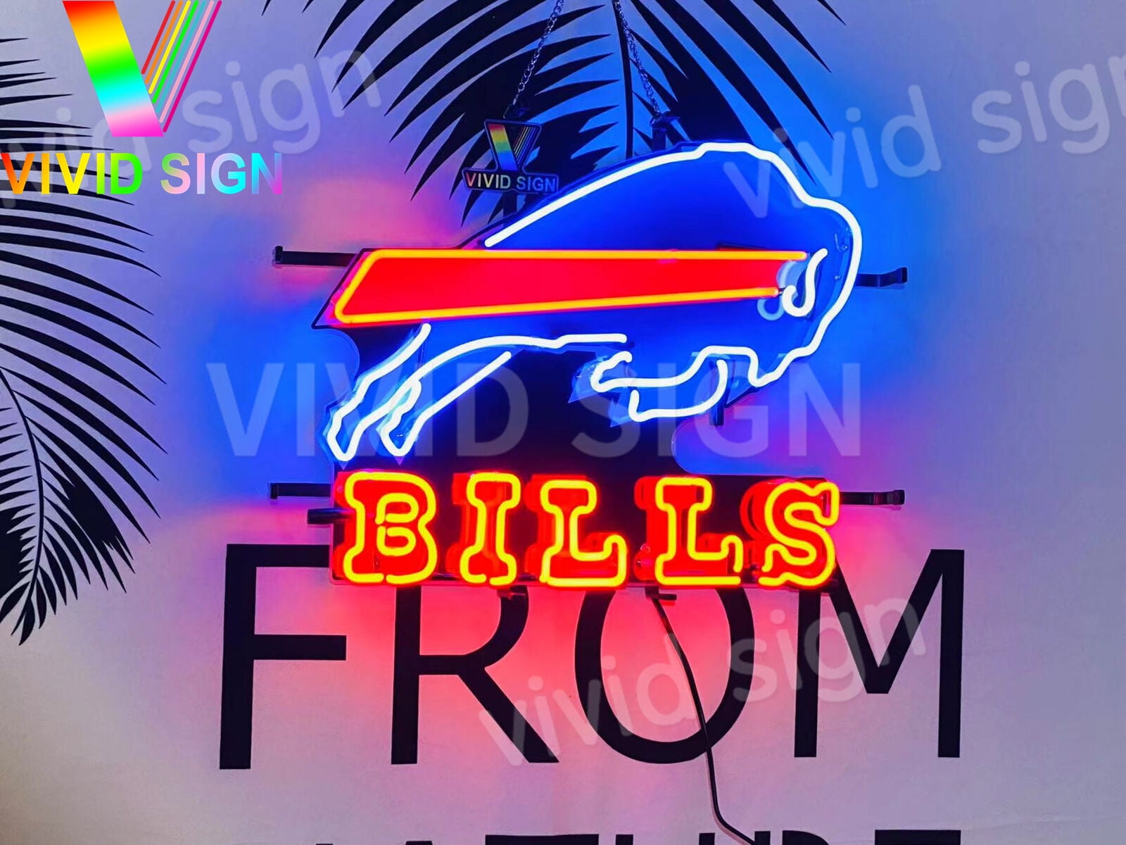Queen Sense 20"x16" For Buffalos Sports Team Bills Neon Sign HD Vivid ...