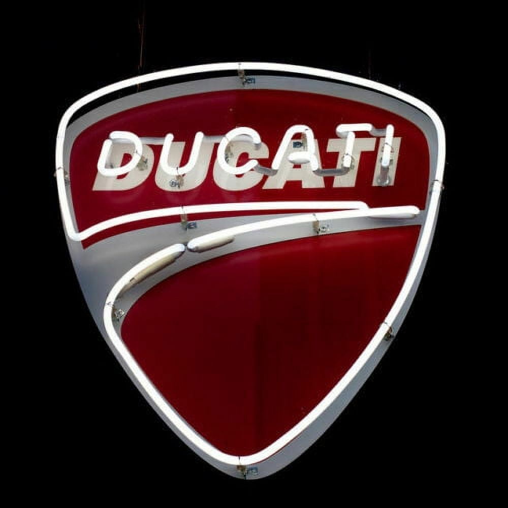 Queen Sense 20"x16" For Ducati Italian Motorcycle Neon Sign HD Vivid ...