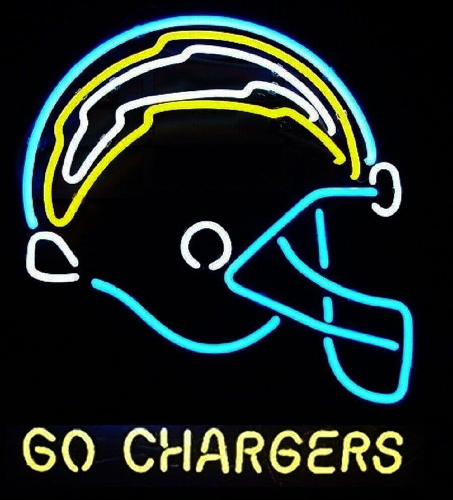 Queen Sense 20"x16" For Los Angeles's Sports League Chargers Helmet Go ...