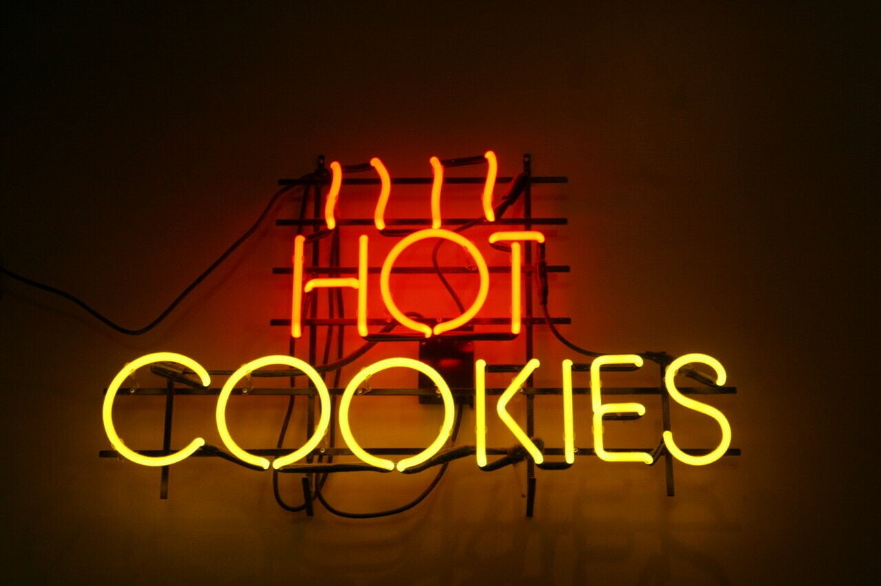 Queen Sense 20"x16" Hot Cookies Neon Sign Man Cave Handmade Neon Light ...