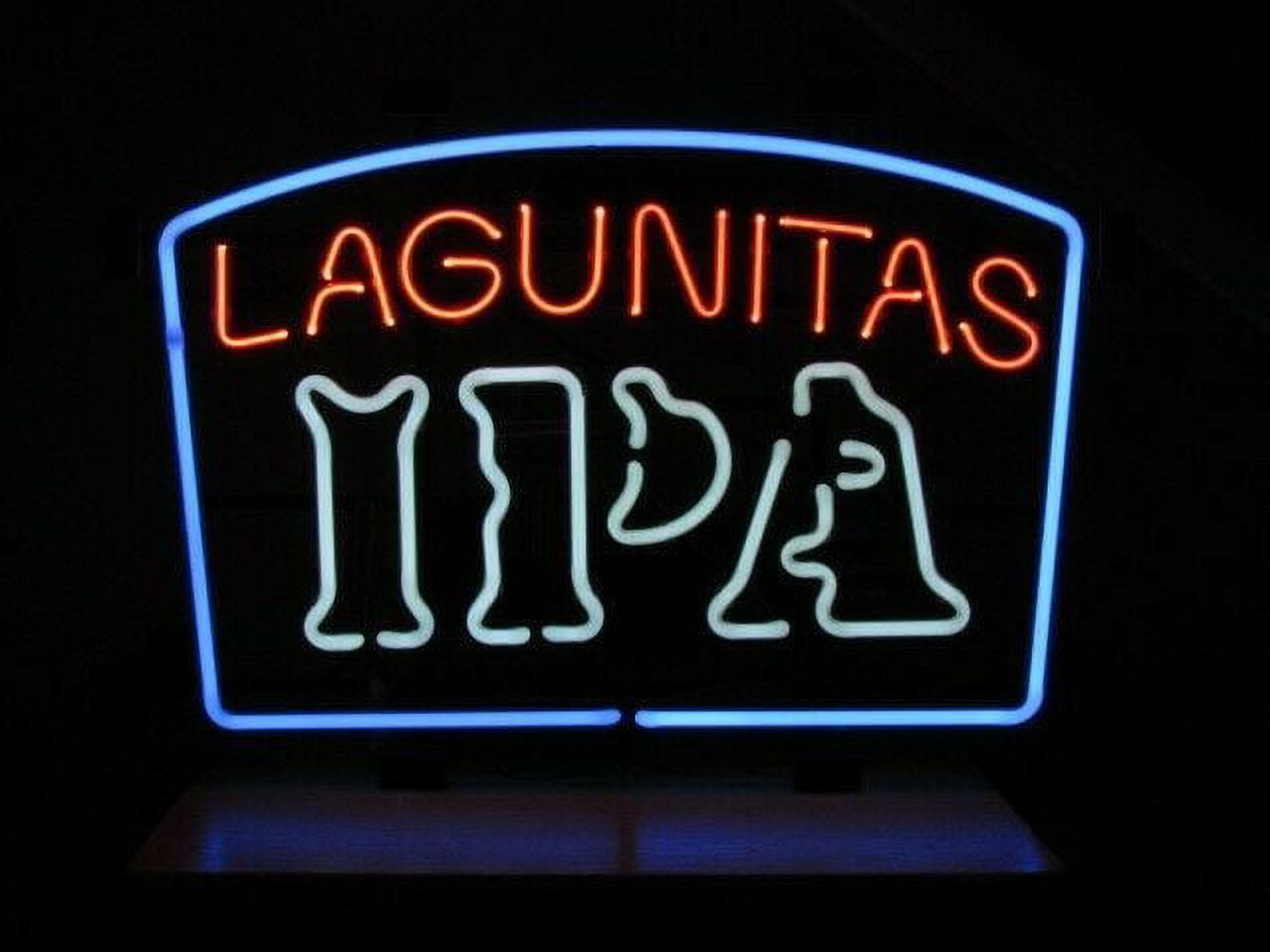 Queen Sense 20"x16" Lagunitas Ipa Neon Sign Man Cave Handmade Neon ...