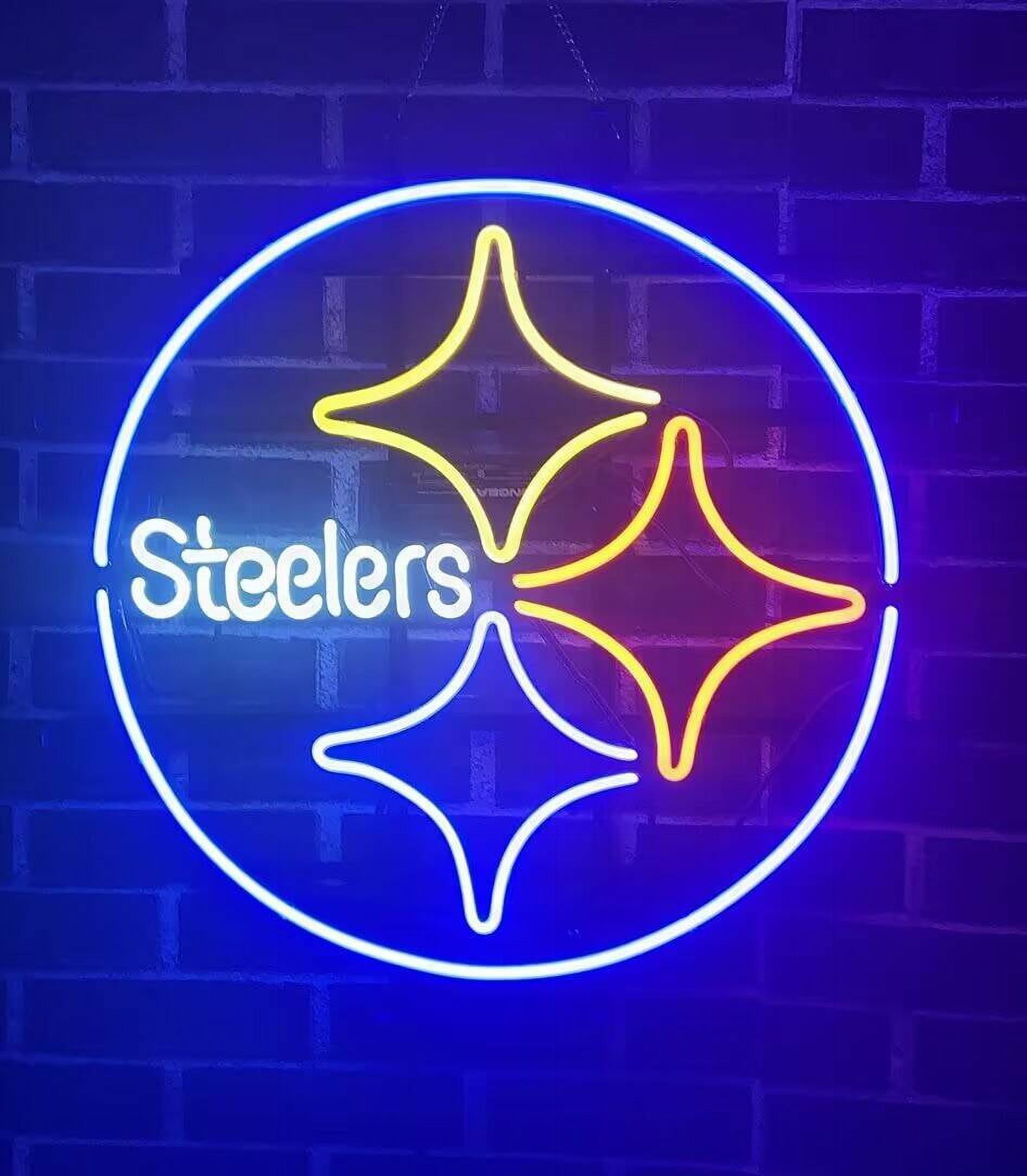 Queen Sense 20"x20" For Pittsburghs Sports League Steelers Neon Sign ...