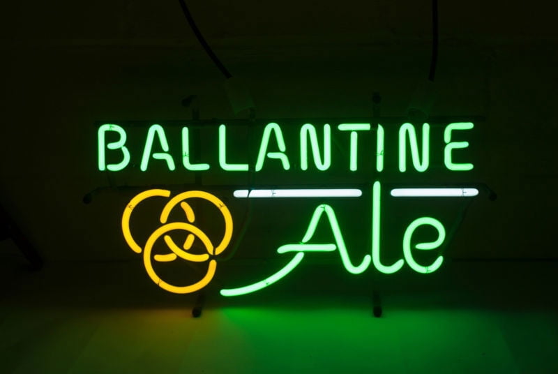 Queen Sense 24"x20" Custom Ballantine Ale Neon Sign Man Cave Beer Pub ...