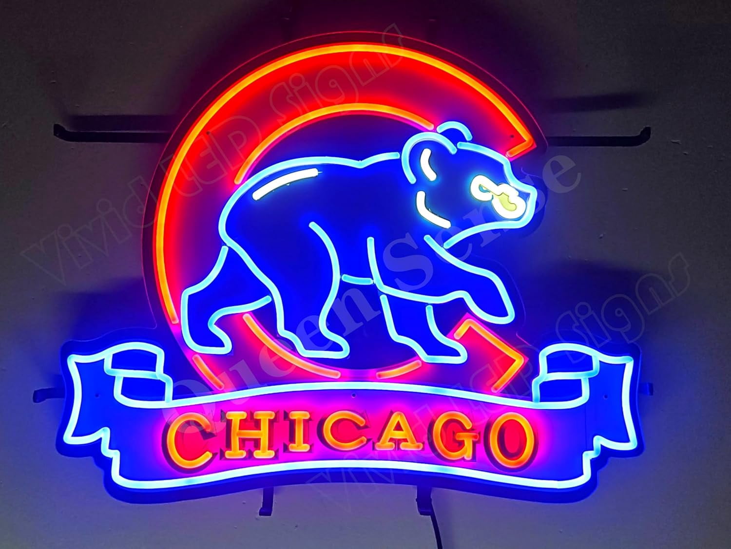 Queen Sense 24"x20" Custom For Chicagos Sports League Cubs Walking Bear ...