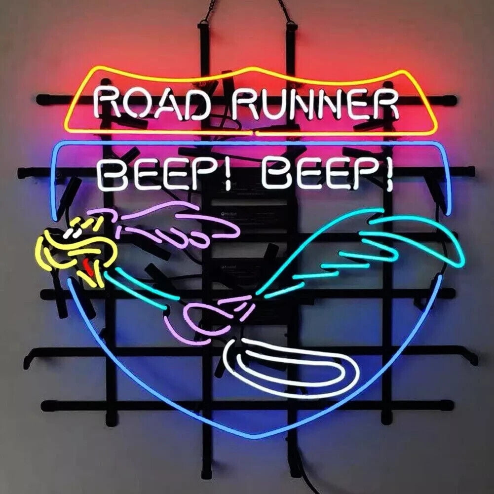 Queen Sense 24"x20" Custom Plymouth Road Runners Beep Beep Neon Sign ...