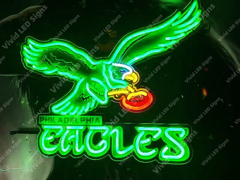 Queen Sense 24"x20" For Philadelphias Sports League Eagles LED Sign ...