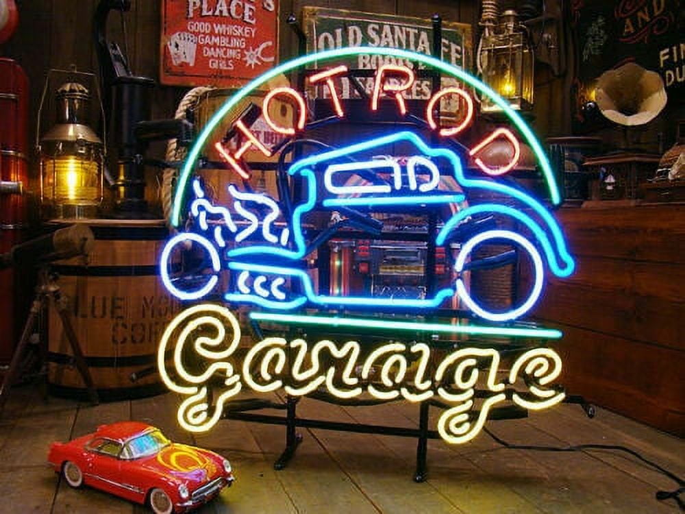 Hot Rod Garage Neon Sign