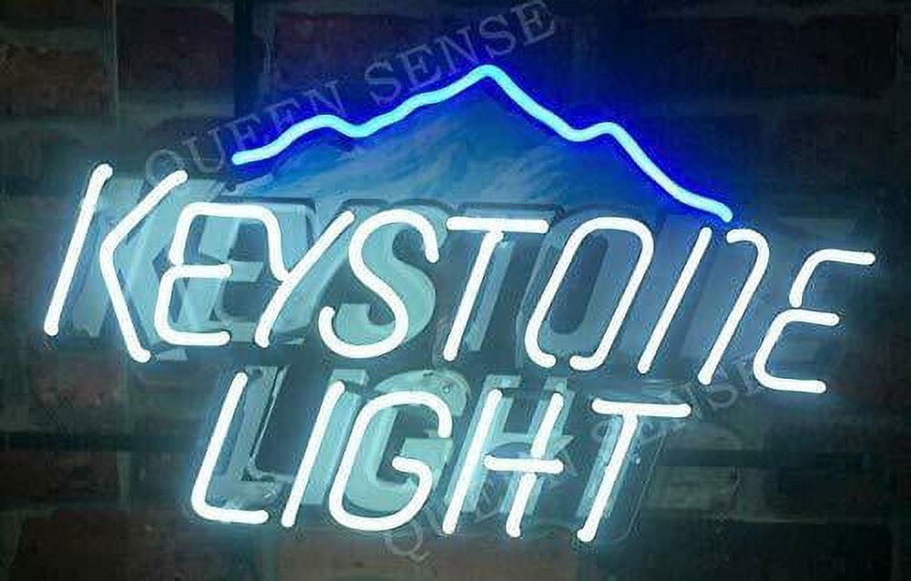 Queen Sense 24"x20" Keystone Light Neon Sign HD Vivid Printing Handmade ...