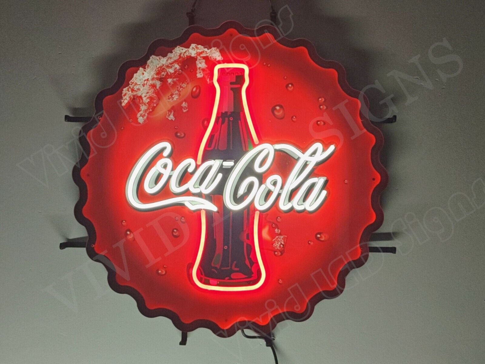 Queen Sense 24"x24" Custom Coca Coke Bottle LED Sign Light Neon Signs ...