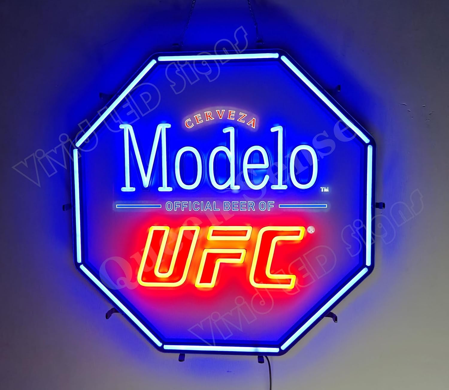 Queen Sense 24"x24" Custom Modelos Cerveza Beer LED Sign Light Neon ...