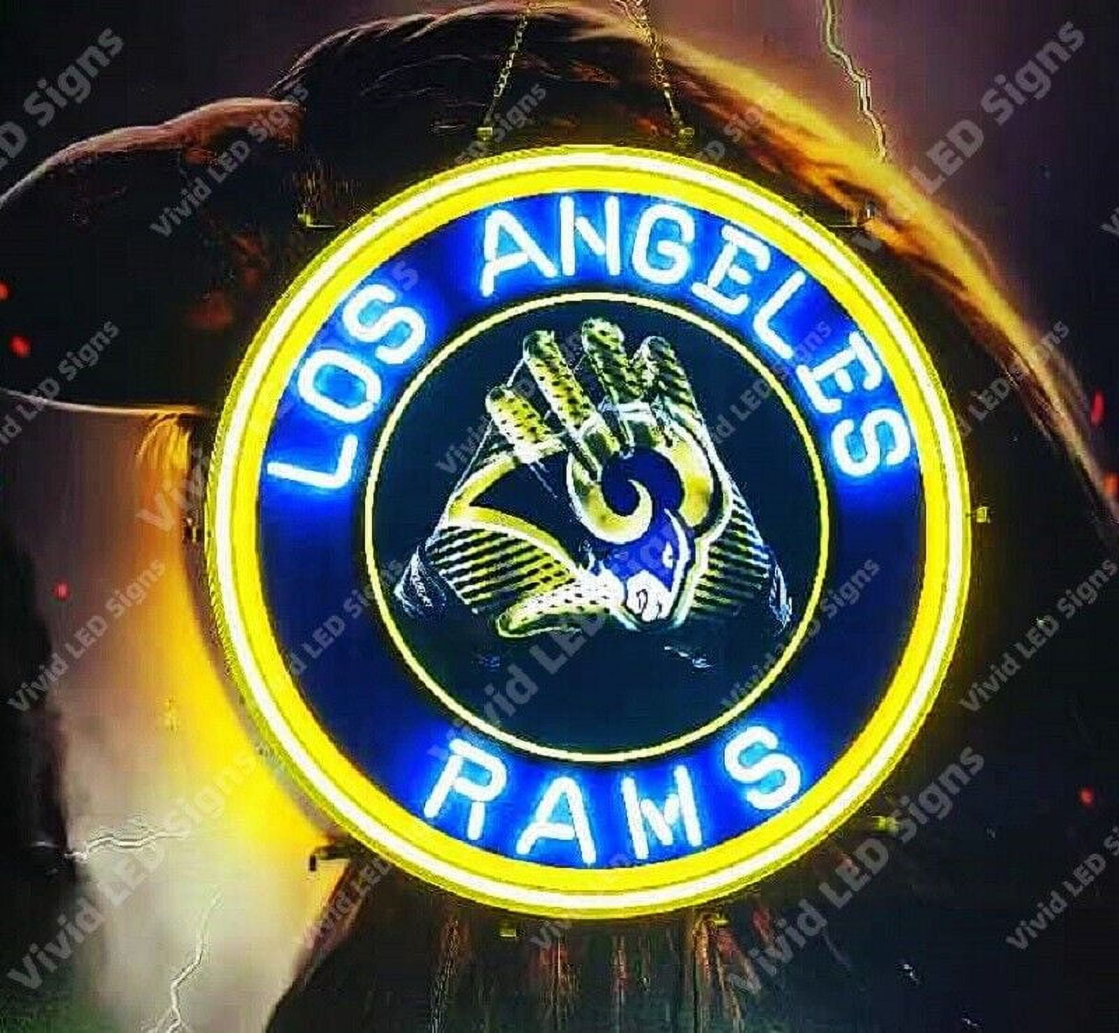 Queen Sense 24"x24" For Los Angeles's Sports League Rams LED Sign Light ...