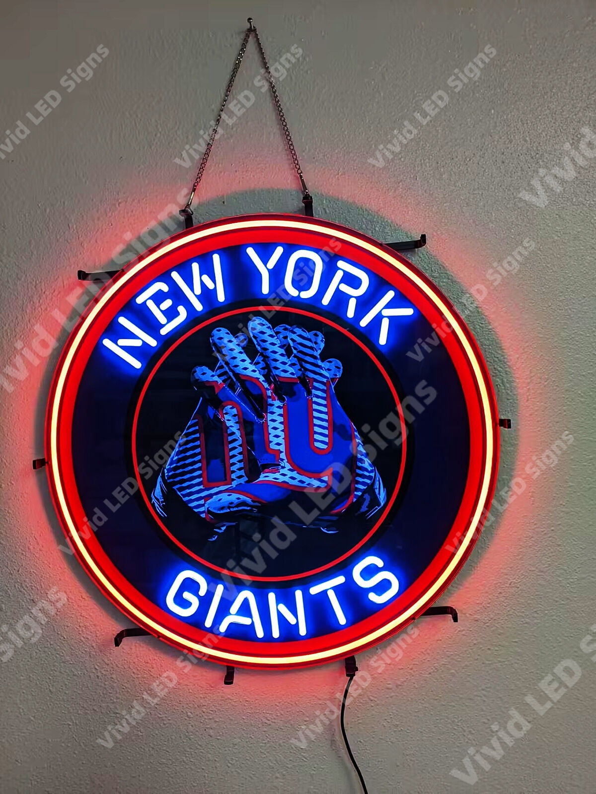 Queen Sense 24"x24" For New Yorks Sports League Giants LED Sign Light ...