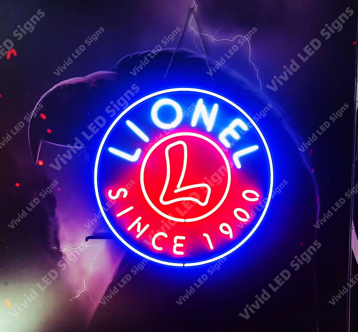 Queen Sense 24"x24" Lionels Trains Since 1900 LED Sign Light Neon Signs ...