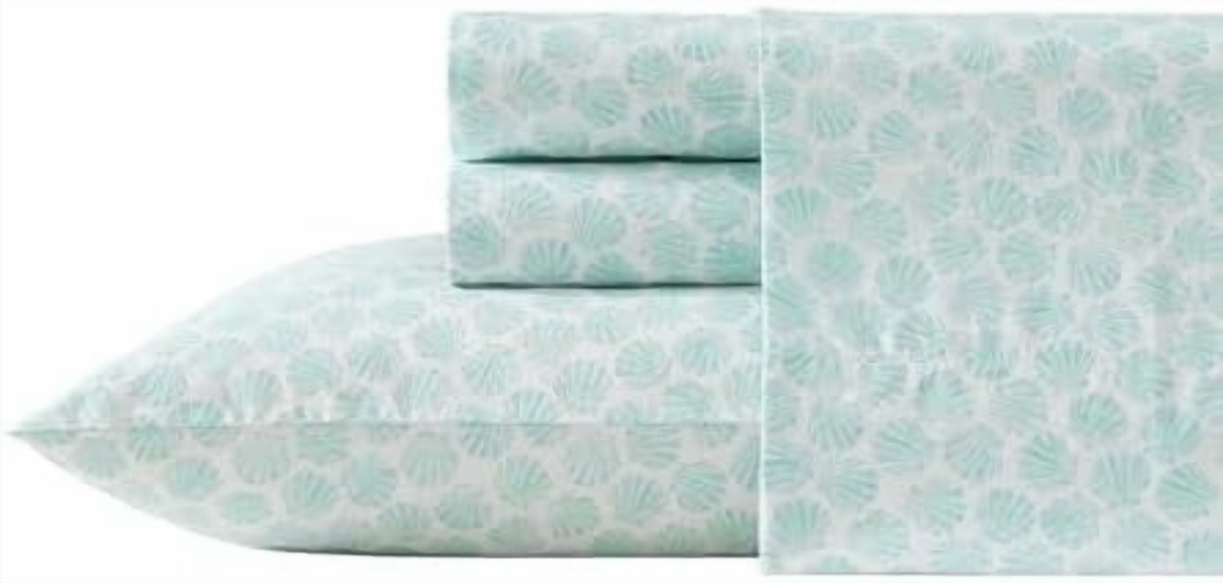 - Queen Sheets, Cotton Percale Bedding Set, Lightweight & Breathable ...