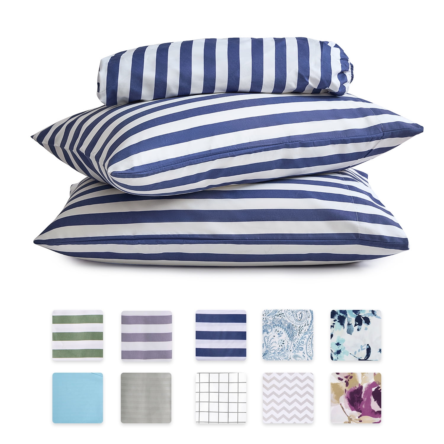 Queen Sheets Set, 2000 Series 4 Piece Sheets Queen Deep Pocket Sheets ...