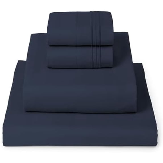 Queen Sheets Set - 4 PC Iconic Collection Bedding - Hotel Luxury, Extra ...