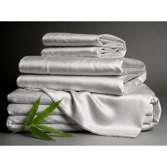 Queen Size 100% Viscose from Bamboo Sheets Set – Sateen Weave, 800 ...