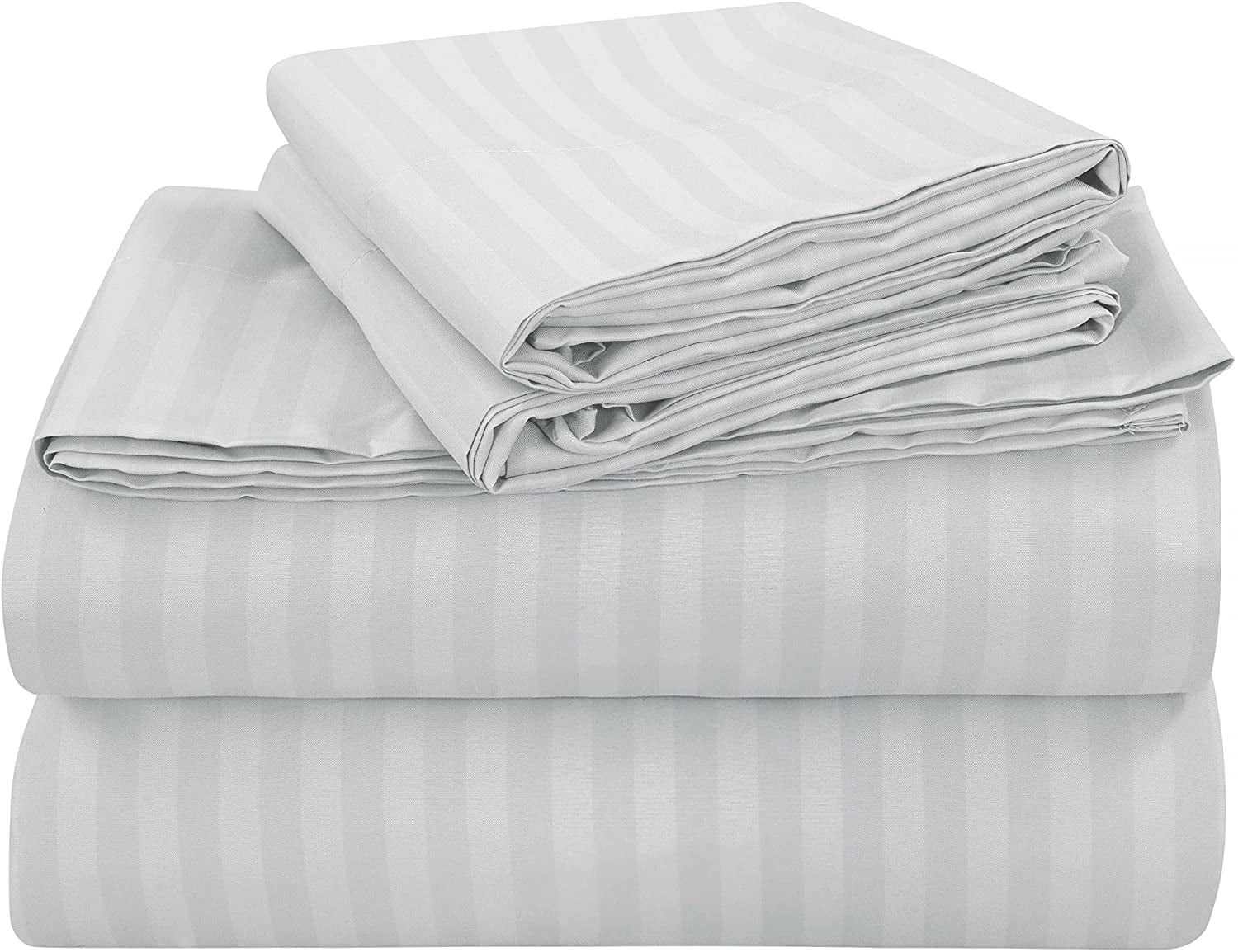 Queen Size 6 Piece Sheet Set,600TC, 100% Egyptian Cotton - 14" Deep ...