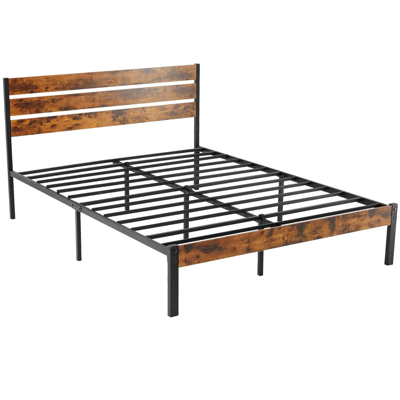 Aidoly Standard Bed Frames, Metal Platform Frames No Box Spring Needed ...