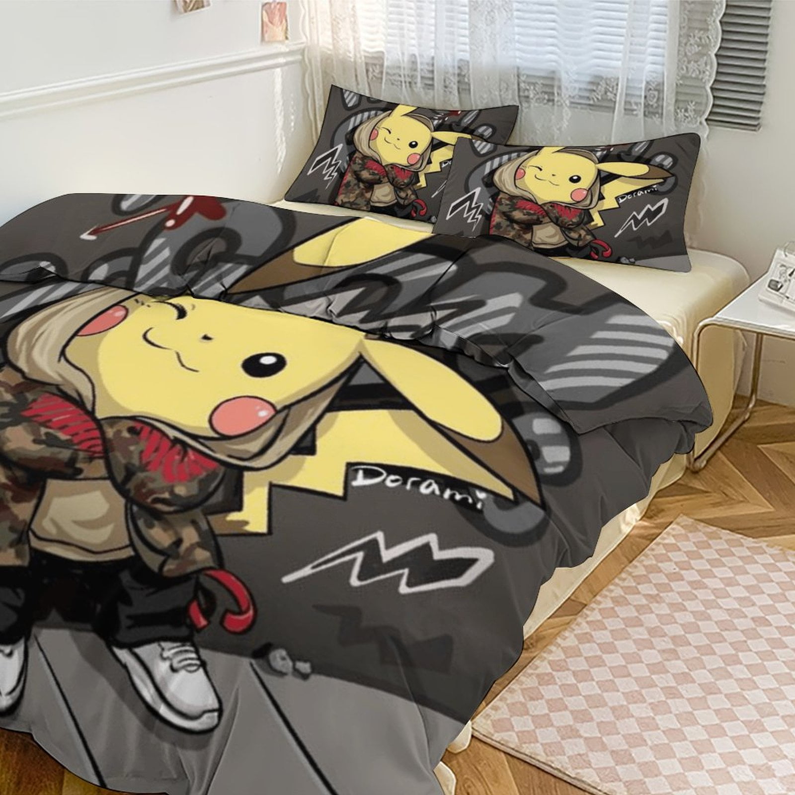 Queen Size Bedding Sets Pikachu Bedding Set for Kids Pikachu Merch ...